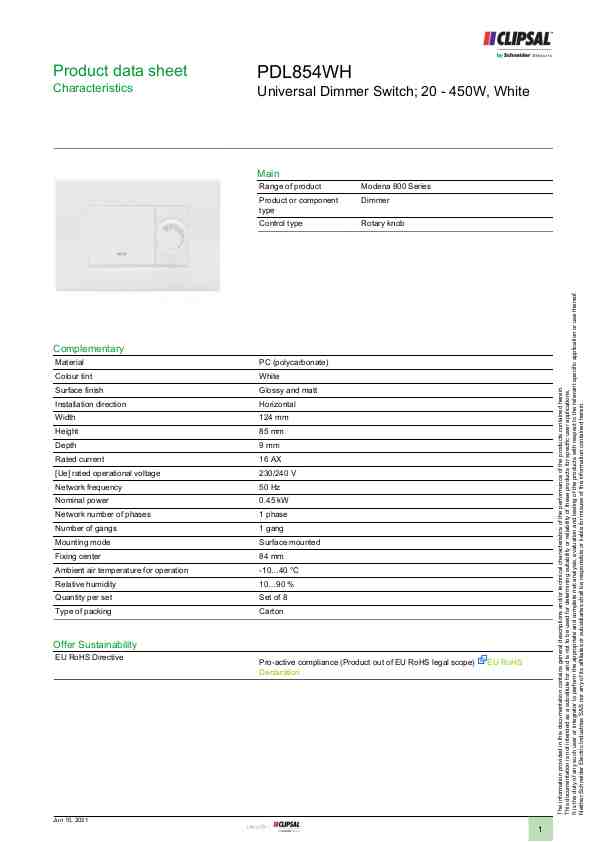Vivid White Clipsal Iconic LED Dimmer Mechanism Rotary,, 44% OFF